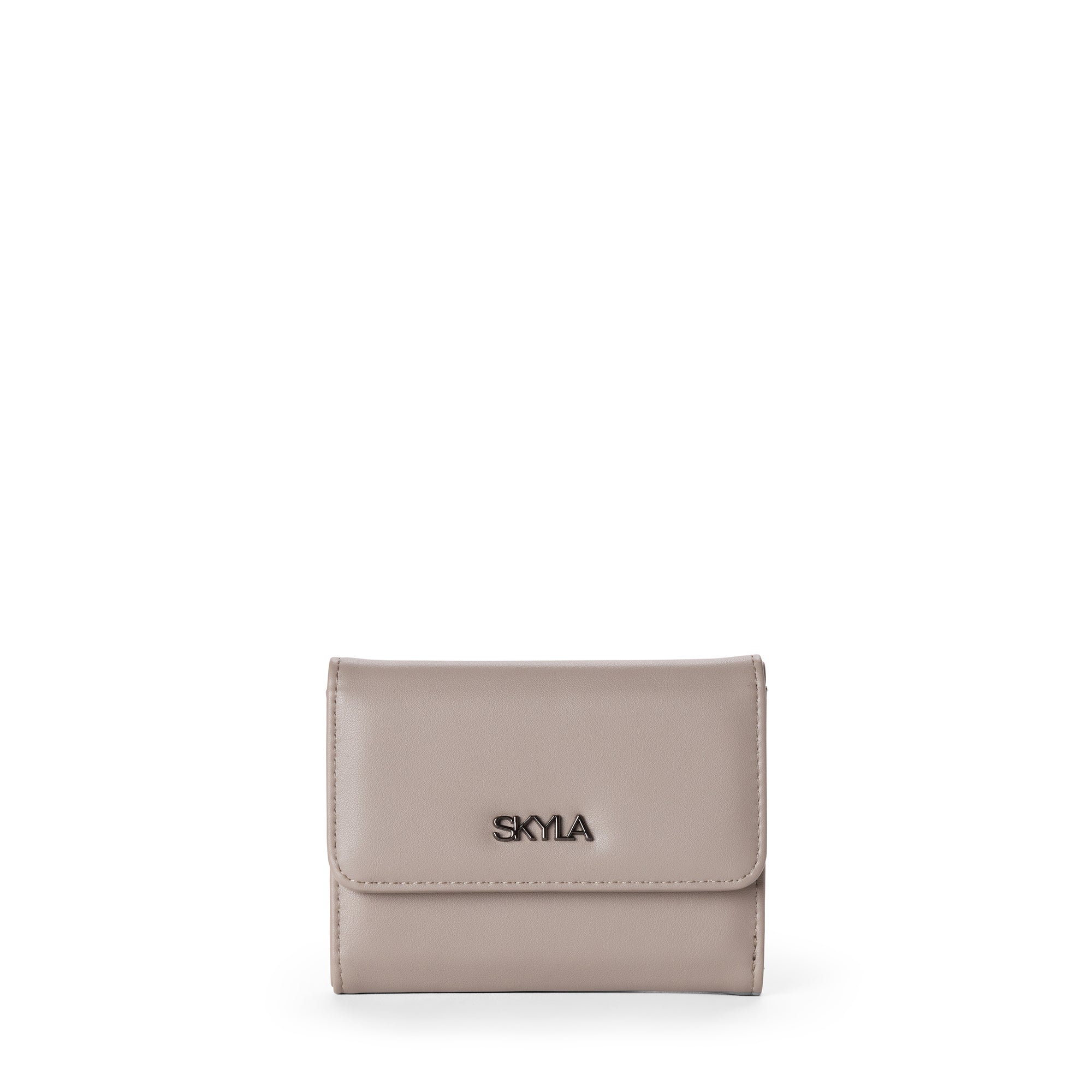 ELI Vegan Wallet - Stone Grey | SKYLA Bags